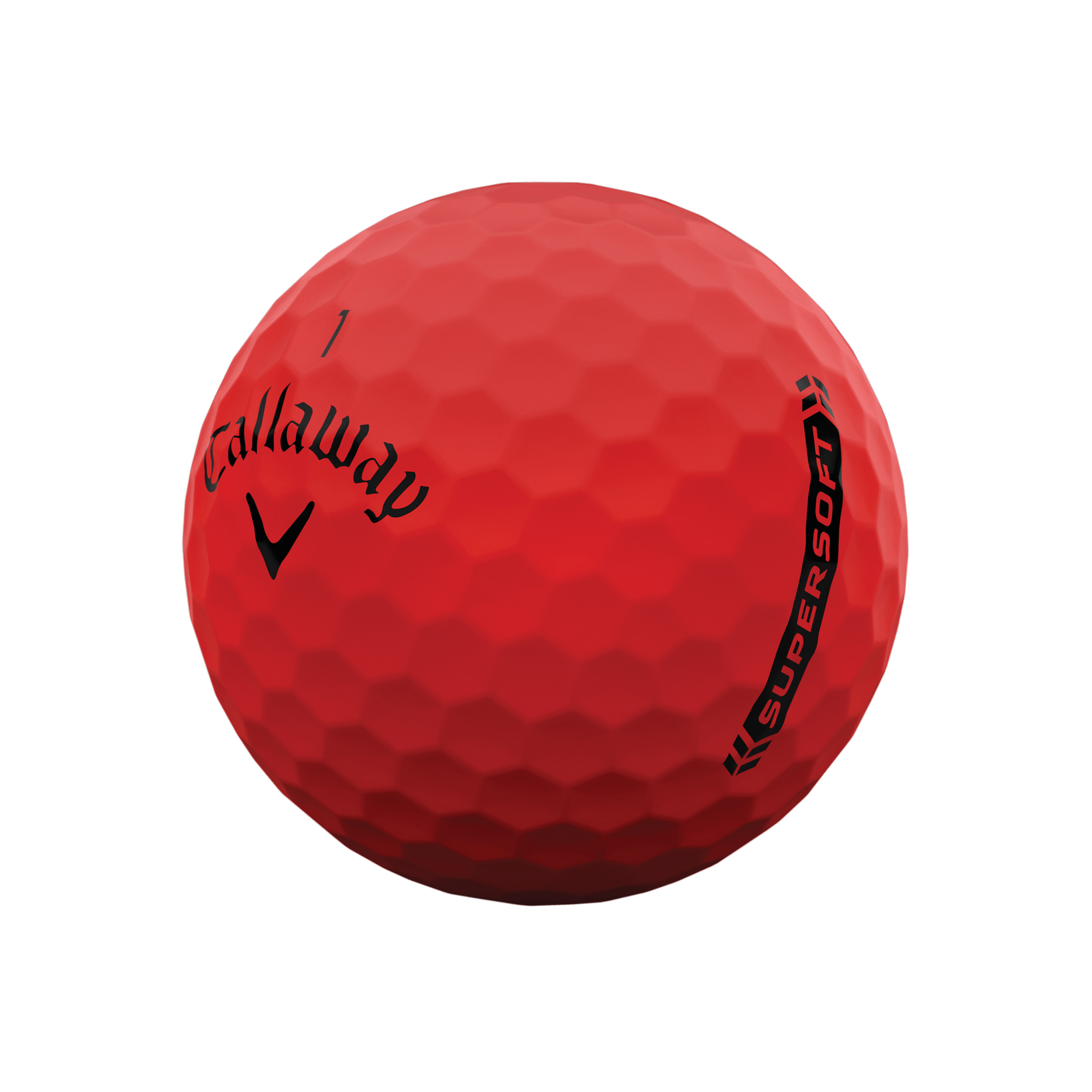 2023 Supersoft Matte Red Golf Balls
